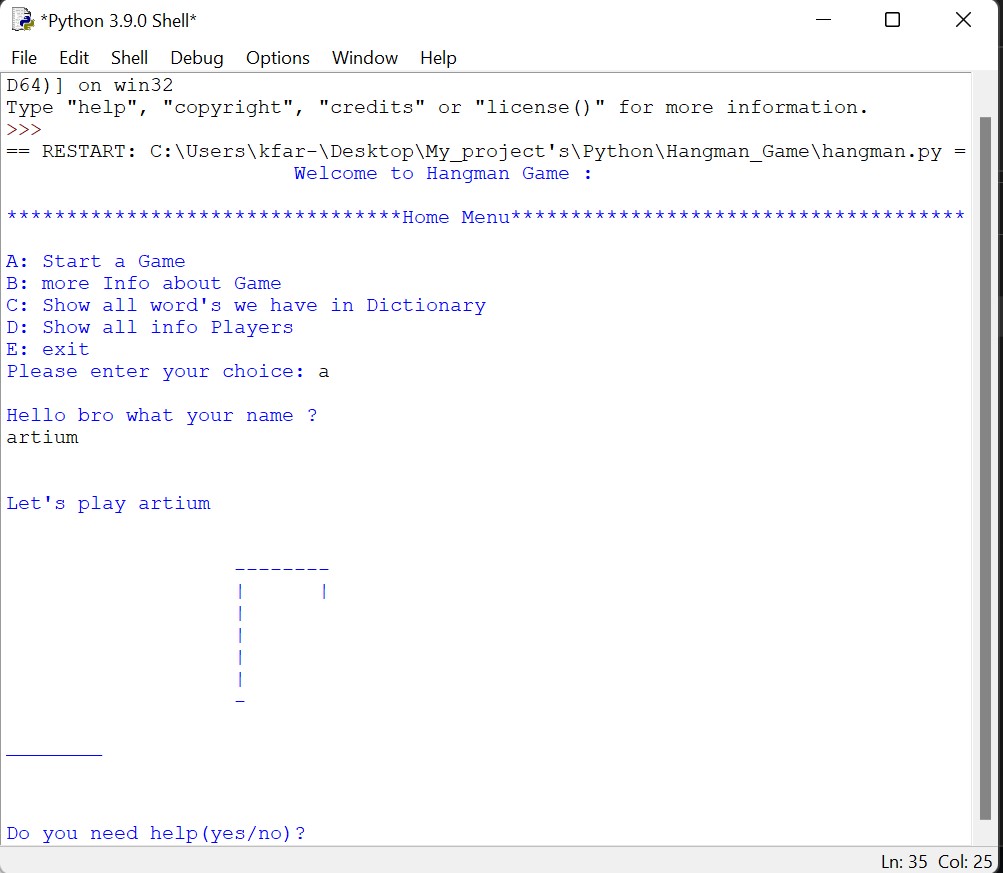 GitHub - Goddier1996/Hangman_game_python: Hangman game app