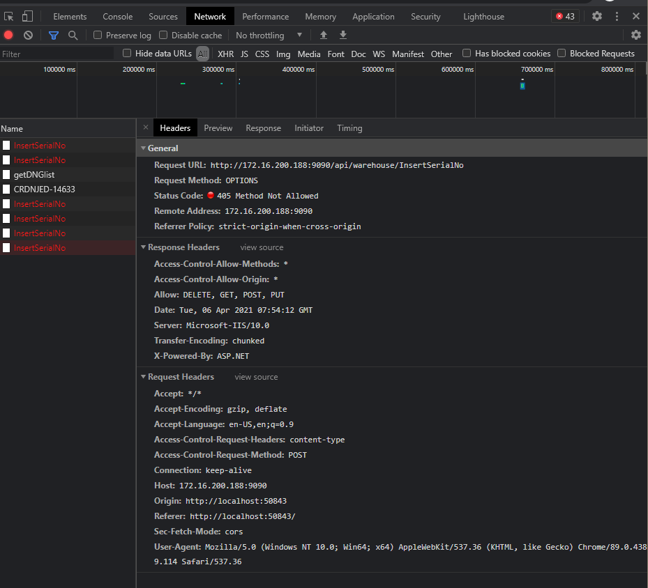 XMLHttpRequest error. when using post with asp.net web api · Issue #553 · dart-lang/http · GitHub