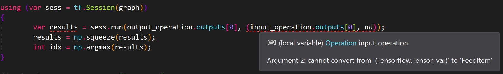 Issue with getting input/output operations (graph.get_operation_by_name(input_name);) · Issue ...