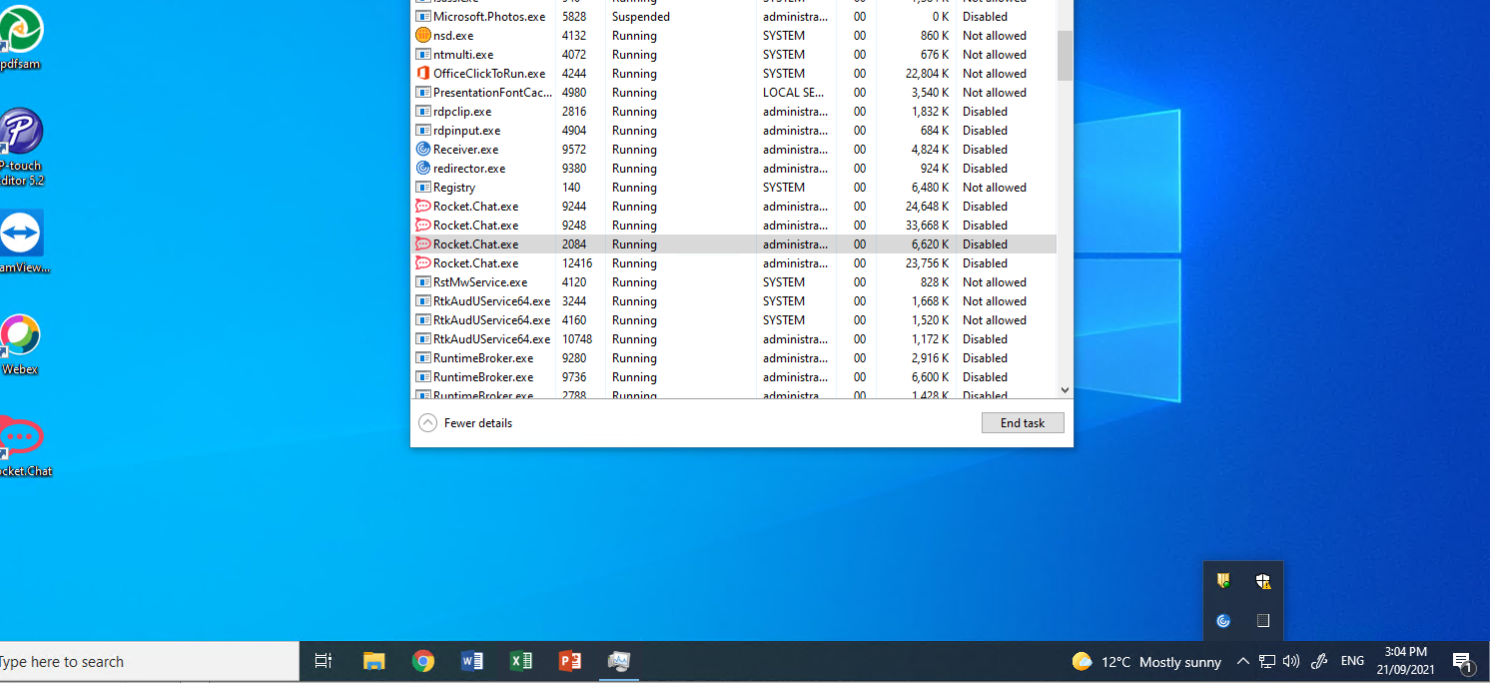 Rocket Chat 3.5.4 Windows client not showing the interface or icon in ...