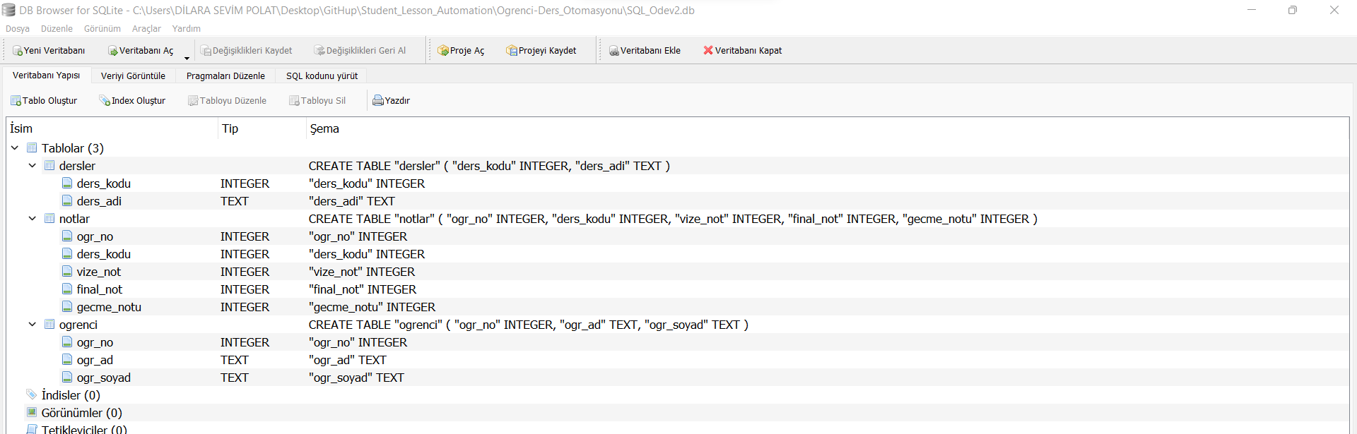 GitHub - DilaraPOLAT/Student_Lesson_Automation
