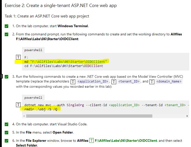 Module 6 / Lab 6 Ex2 Tsk 1 Step2 & 3 · Issue #465 · MicrosoftLearning/AZ-204 ...