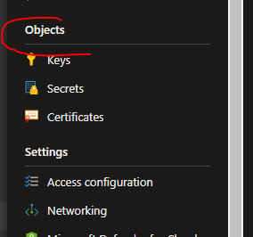 Lab 07 UI Changed Keyvault new Objects section · Issue #553 · MicrosoftLearning/AZ-204 ...