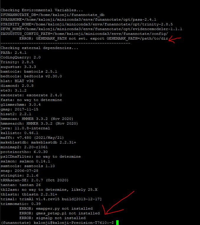 Funannotate Ubuntu installation · Issue #603 · nextgenusfs/funannotate · GitHub