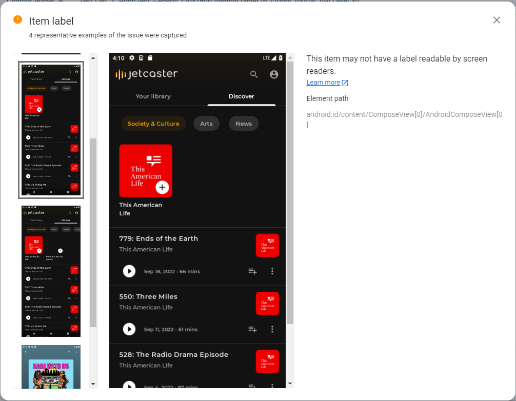 Accessibility issue with compose samples · Issue #978 · android/compose-samples · GitHub