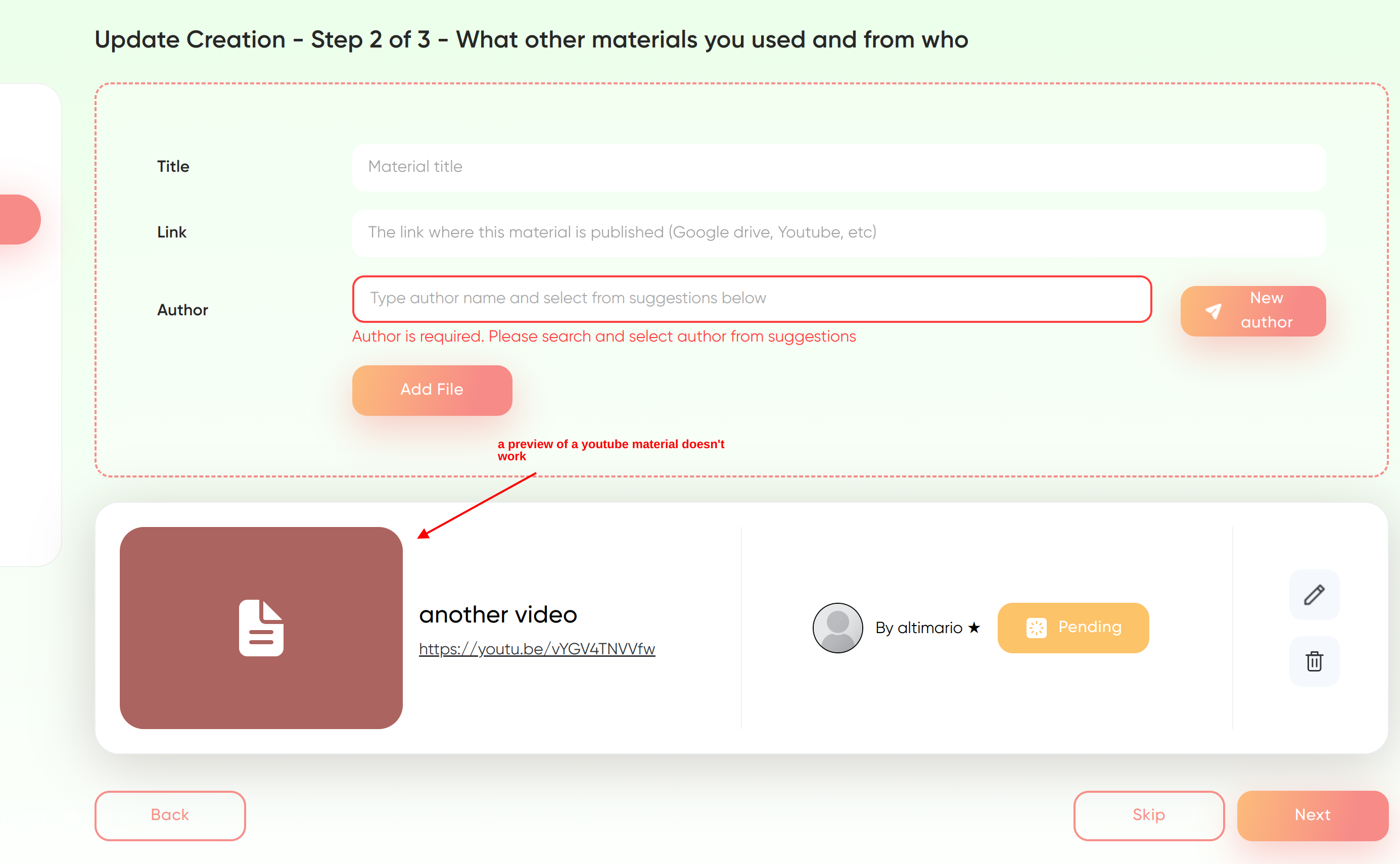 Youtube linking doesn't work · Issue #292 · OSPsolutions/POCRE · GitHub