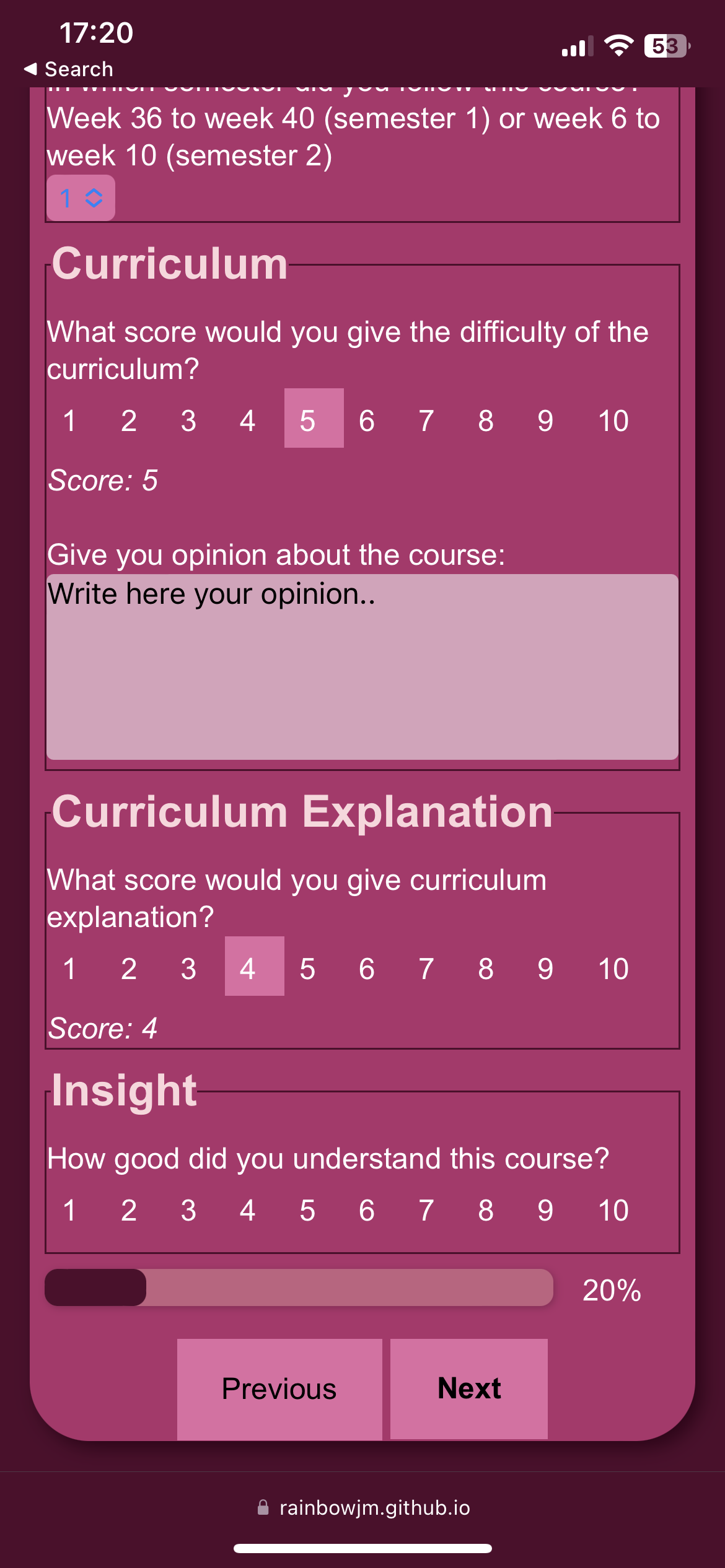 GitHub - RainbowJM/minor-enquete-bt: For the course Browser Technologies, made a website product ...