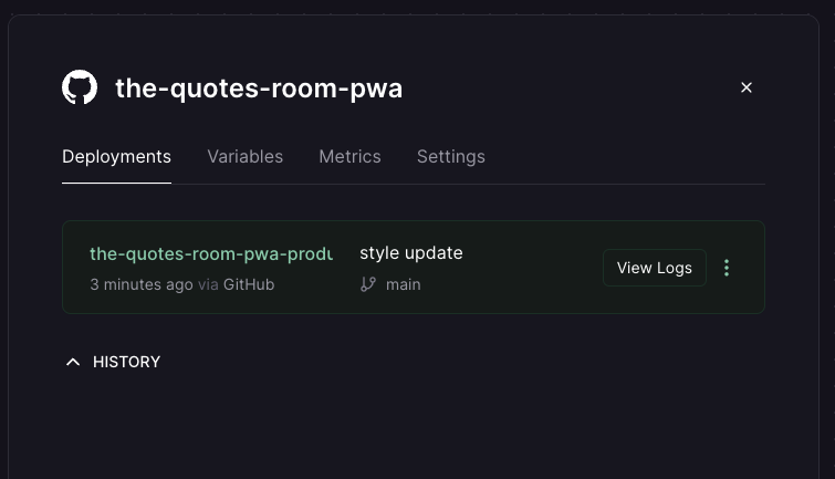 GitHub - RainbowJM/the-quotes-room-pwa: The Quotes Room for all the ...