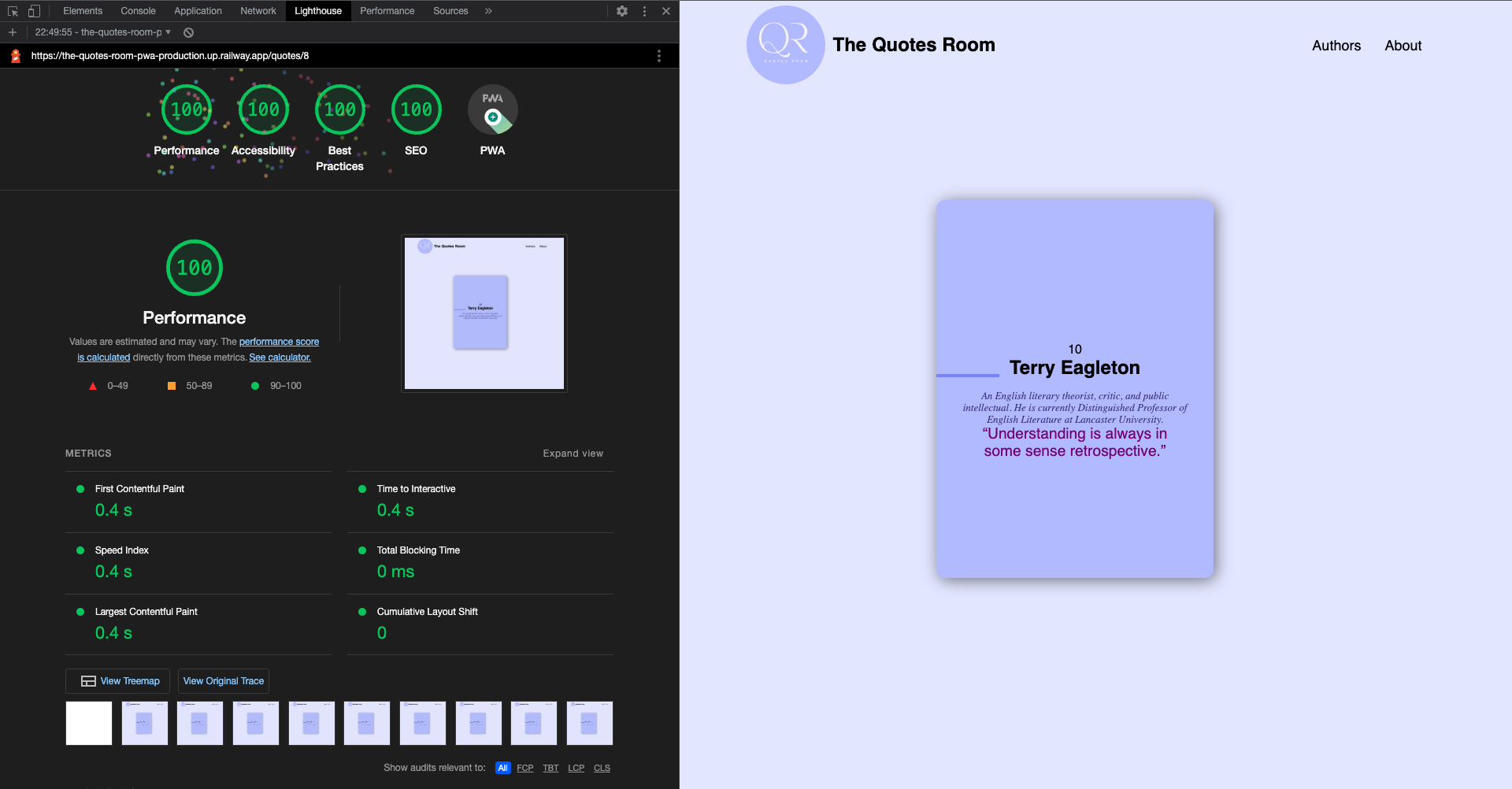GitHub - RainbowJM/the-quotes-room-pwa: The Quotes Room for all the ...