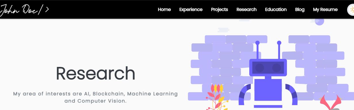 Fixed Navbar Problem · Issue #325 · smaranjitghose/awesome-portfolio ...