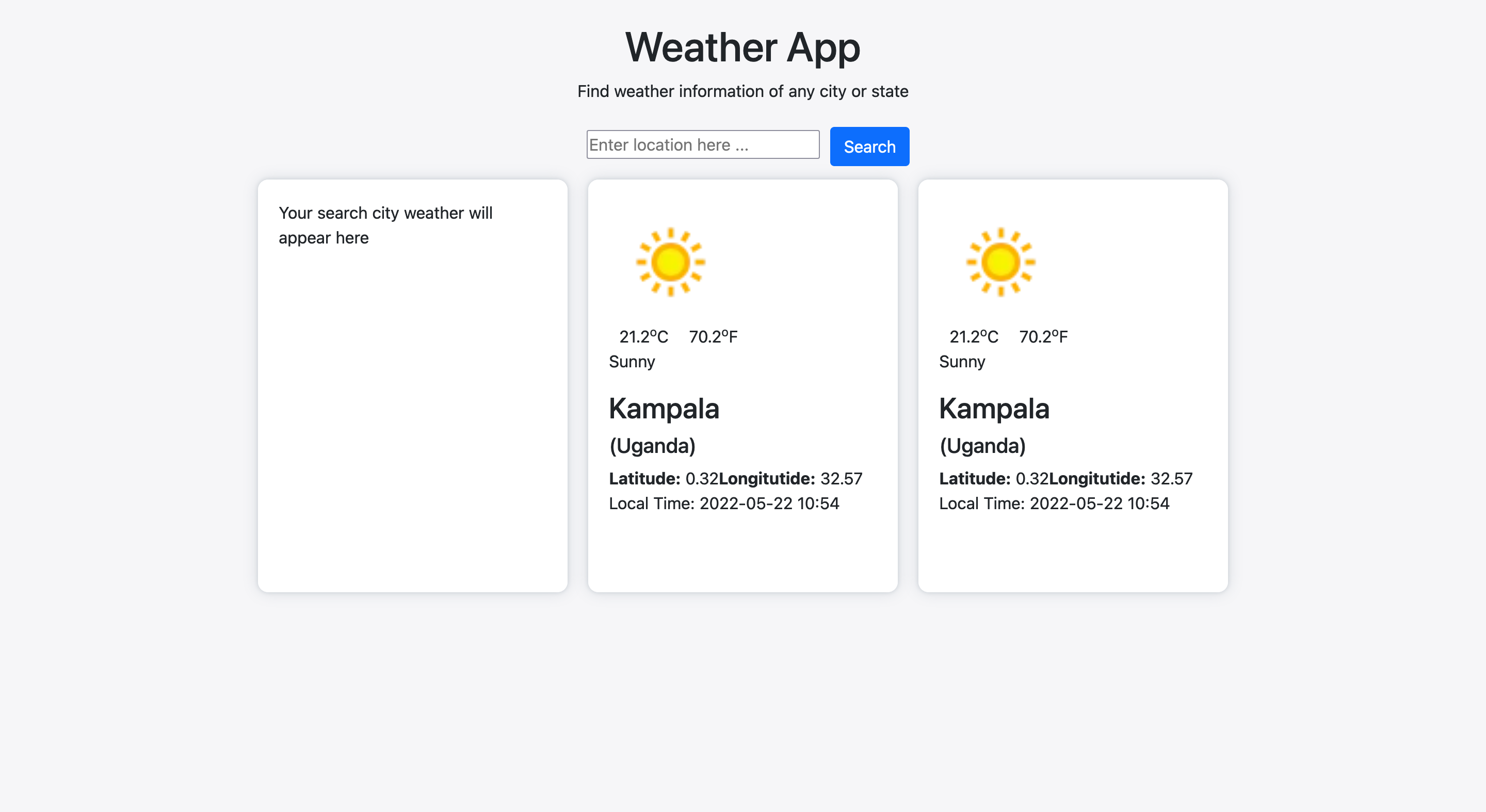 GitHub - CharlesKasasira/weatherapp: A weather app using react and the ...