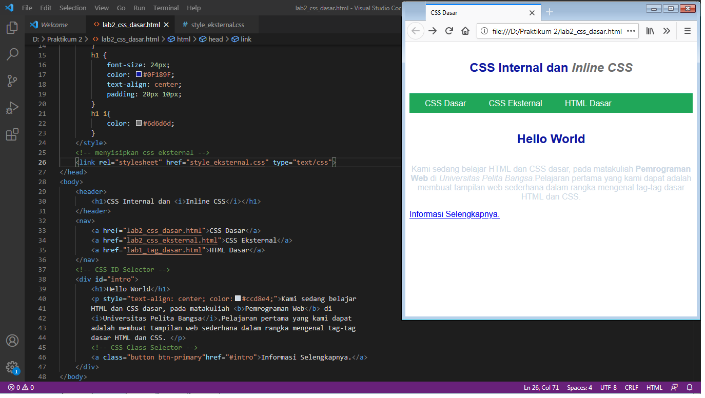 GitHub - Monika-Pakpahan/Lab2Web: Tugas Praktikum 2 Matakuliah ...