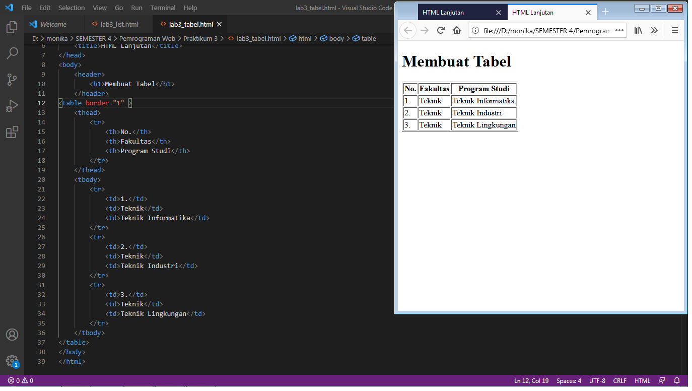 GitHub - Monika-Pakpahan/Lab3Web: Tugas Praktikum ke 3 Matakuliah Pemrograman Web