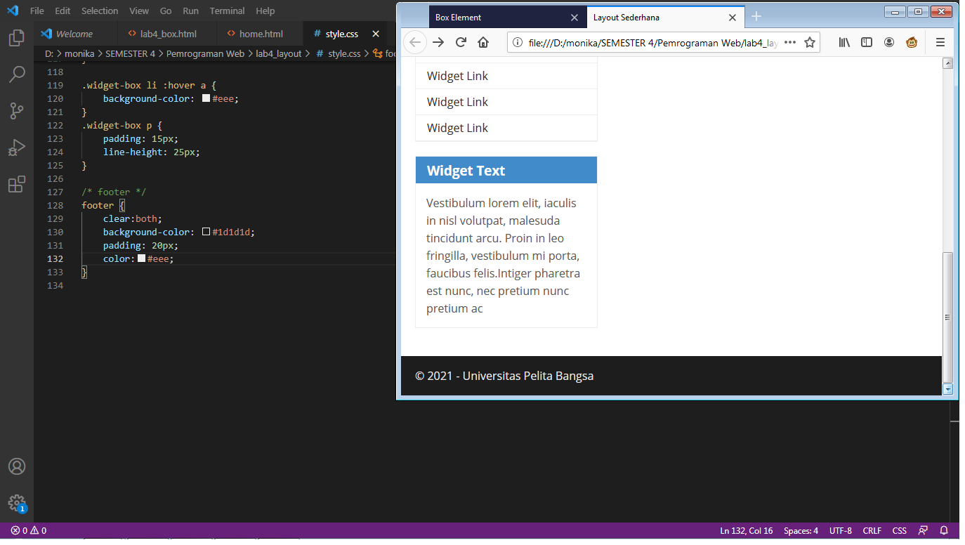 GitHub - Monika-Pakpahan/Lab4Web: Tugas praktikum 4 matakuliah pemrograman web Universitas ...