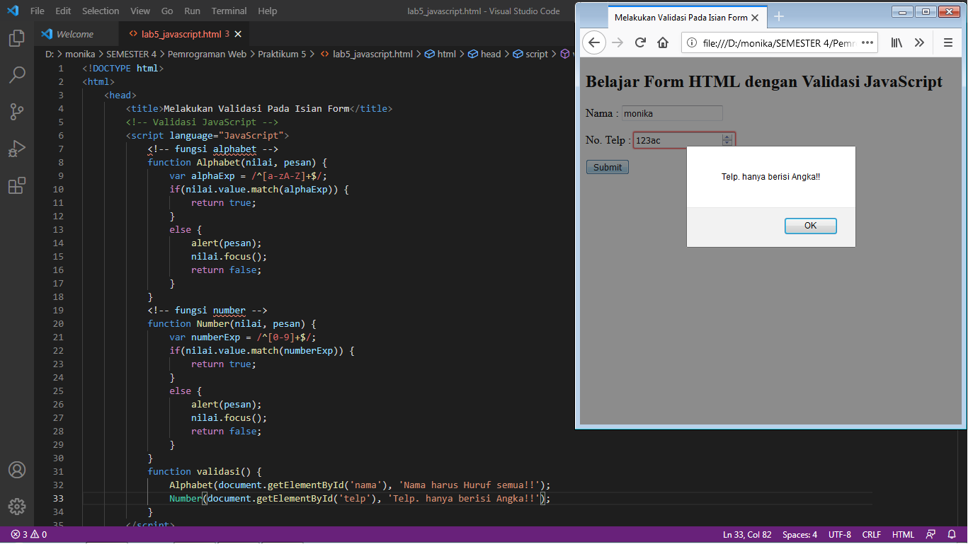 GitHub - Monika-Pakpahan/Lab5Web: Tugas Praktikum 5 Matakuliah Pemrograman Web Universitas ...