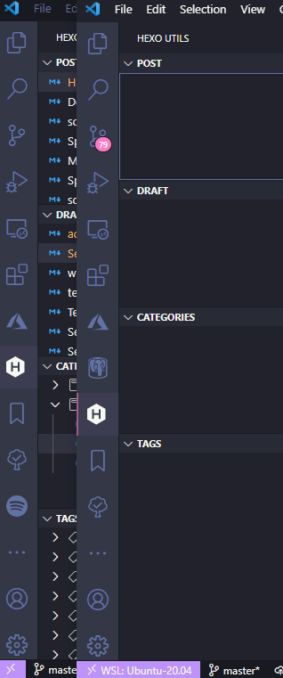 Not showing any articles in WSL · Issue #39 · 0x-jerry/vscode-hexo-utils · GitHub