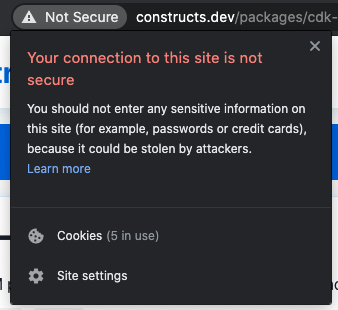 Redirect http:// to https:// - Chrome tells me constructs.dev is not secure · Issue #301 ...