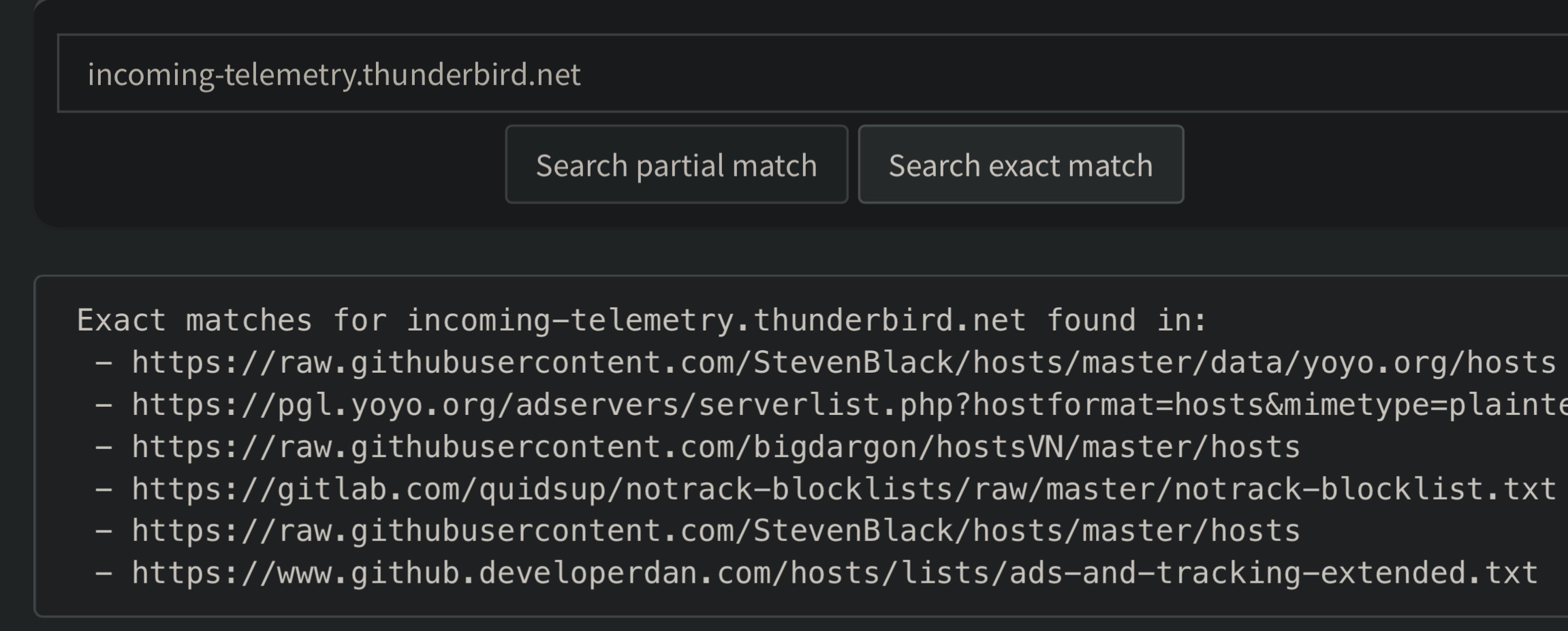 Add incoming-telemetry.thunderbird.net · Issue #327 · lightswitch05/hosts · GitHub