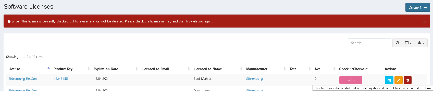 status on License, accessor after checkout ? · Issue #7962 · grokability/snipe-it · GitHub