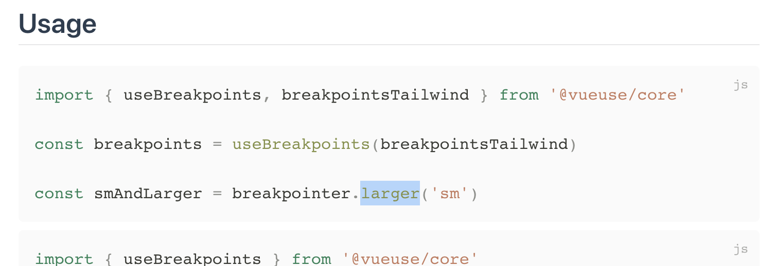 useBreakpoints doesn't work correctly · Issue #404 · vueuse/vueuse · GitHub