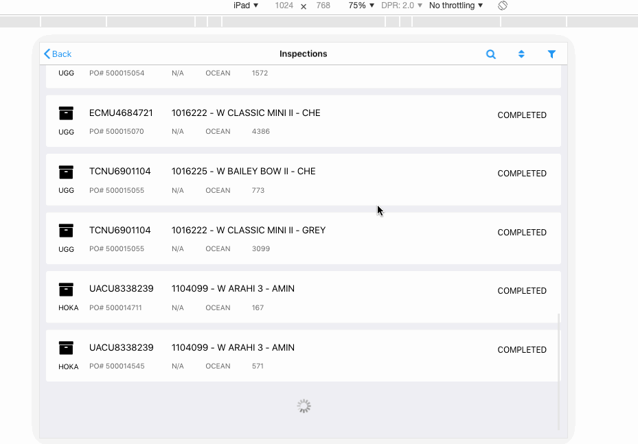 Inifinte Scroll 's preloader once turn off, the Loading spin icon won't show again when reset to ...