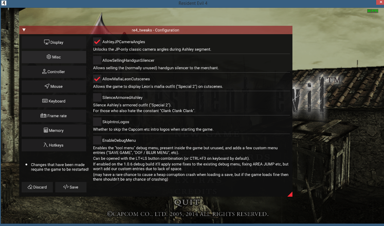 Everytime crash for armored Ashley · Issue #127 · nipkownix/re4_tweaks · GitHub