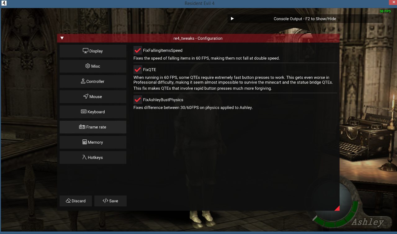 Everytime crash for armored Ashley · Issue #127 · nipkownix/re4_tweaks · GitHub