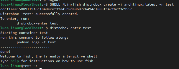 [Error] Failure starting container, "chown: changing ownership of '/home/bart/.bash_logout ...