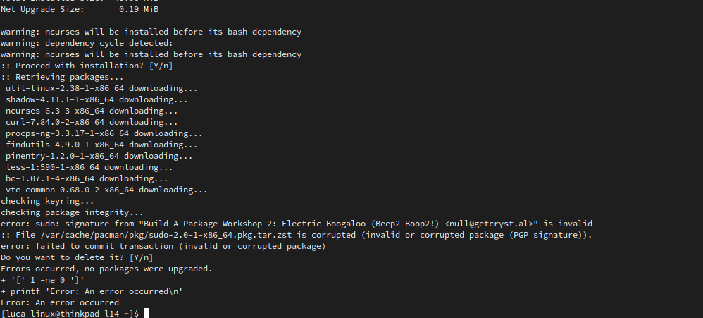 [Suggestion] Add support for Crystal Linux, and/or provide documentation on how to make a proper ...