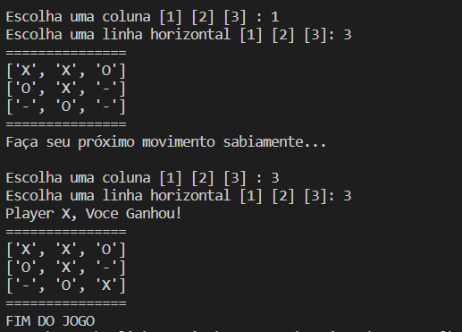 GitHub - PuliSaglio/Jogo-da-Velha-Python: Jogo da velha produzido com ...