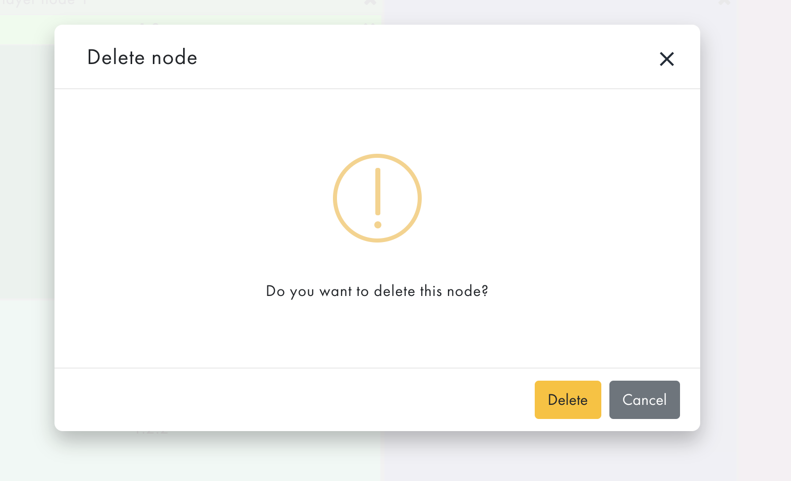 Tree Map - User should be able to Edit/Delete Node without clicking Update Node and using popup ...