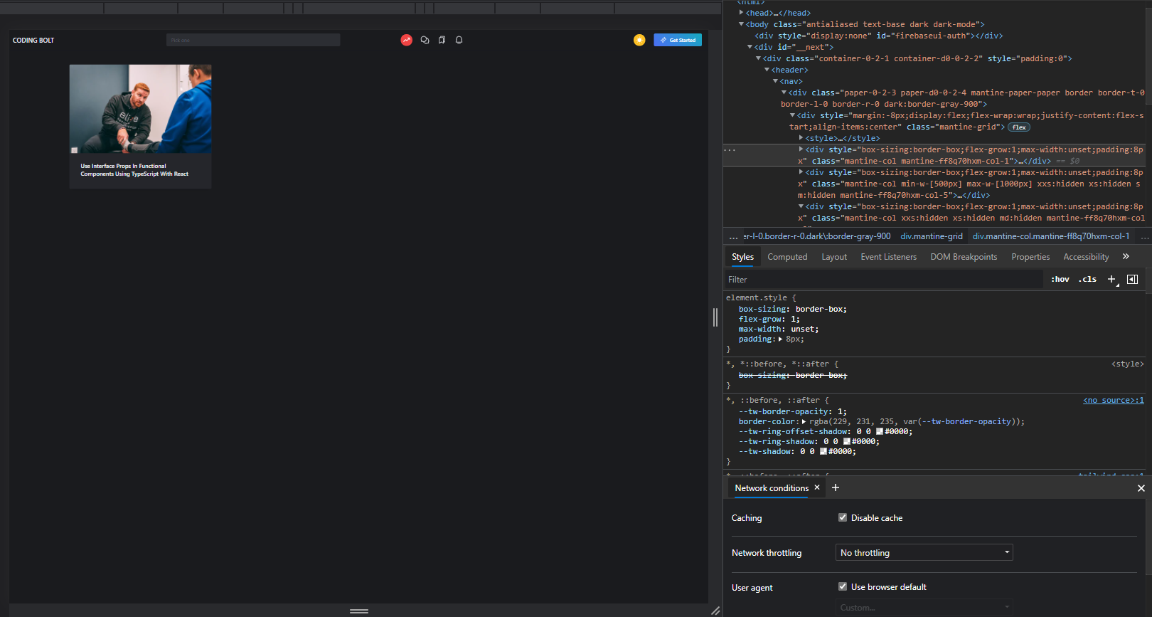 Abnormal Grid Behavior (NOT simple grid) · Issue #237 · mantinedev/mantine · GitHub