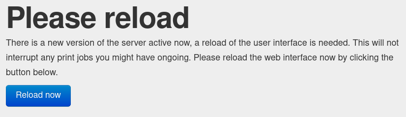 [Request] Provide more information as to why a reload is needed · Issue #4793 · OctoPrint ...