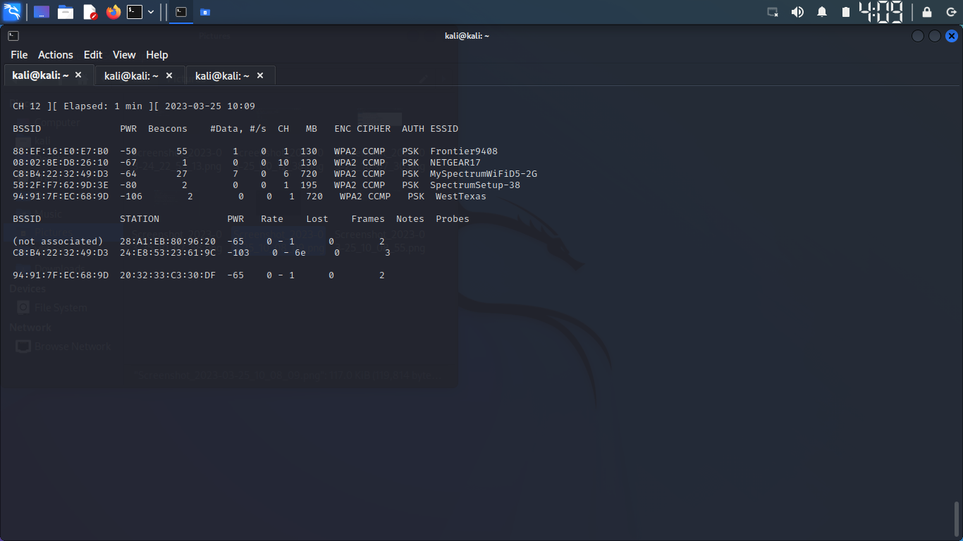 airodump-ng columns are misaligned if there is an AP with PWR