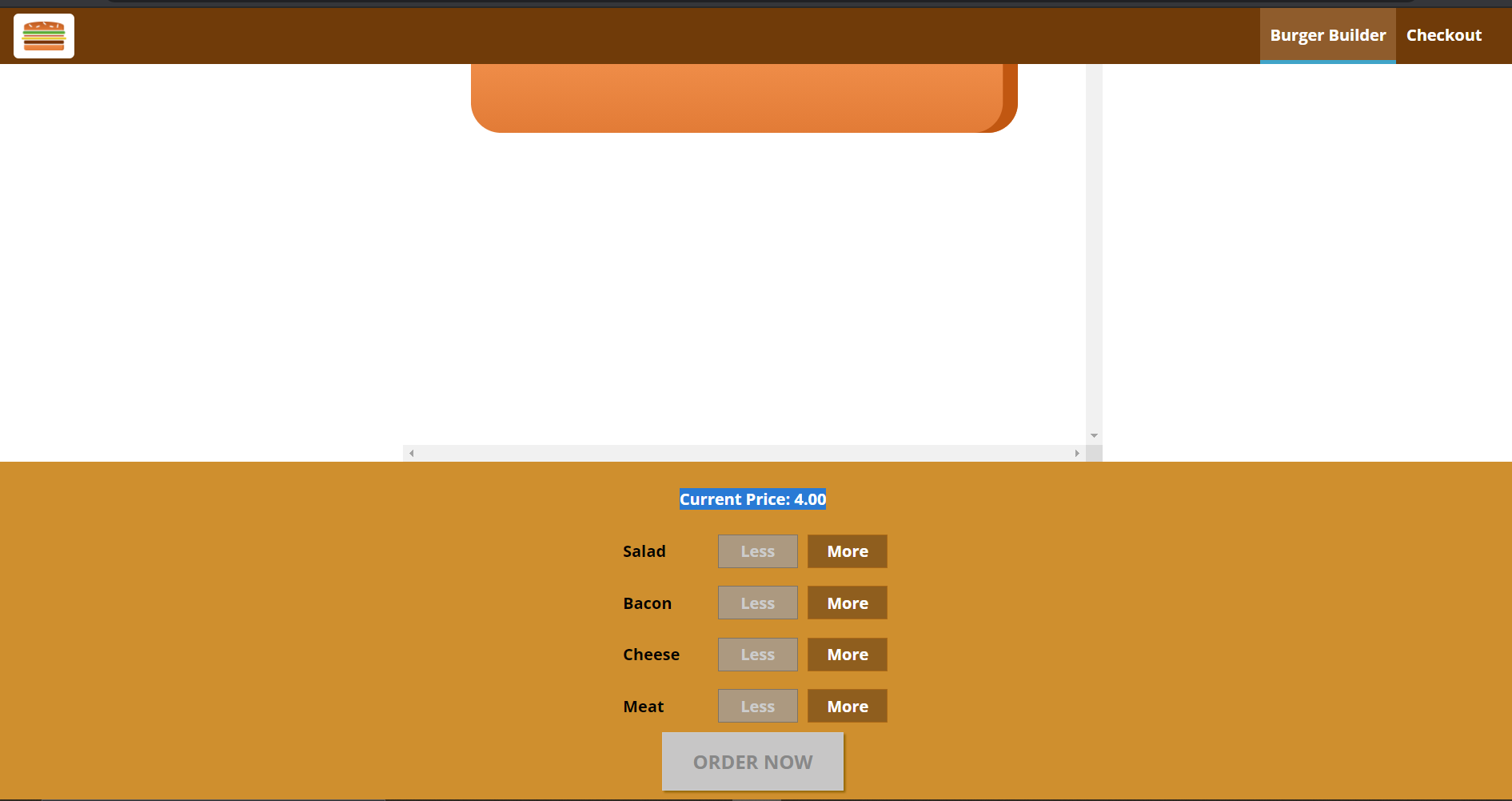 GitHub - Altamashk7/Burger-app: Burger app using react js