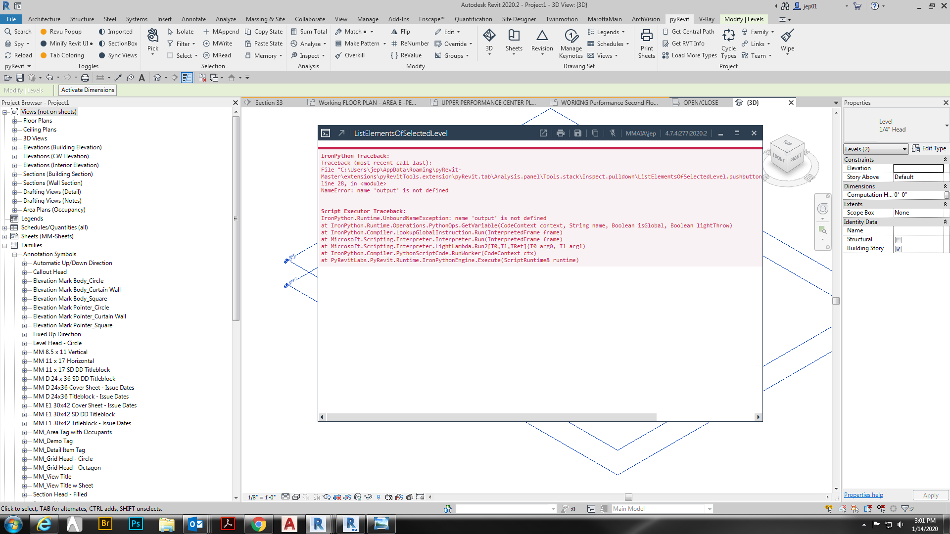 ListElementOfSelectedLevel · Issue #794 · pyrevitlabs/pyRevit · GitHub