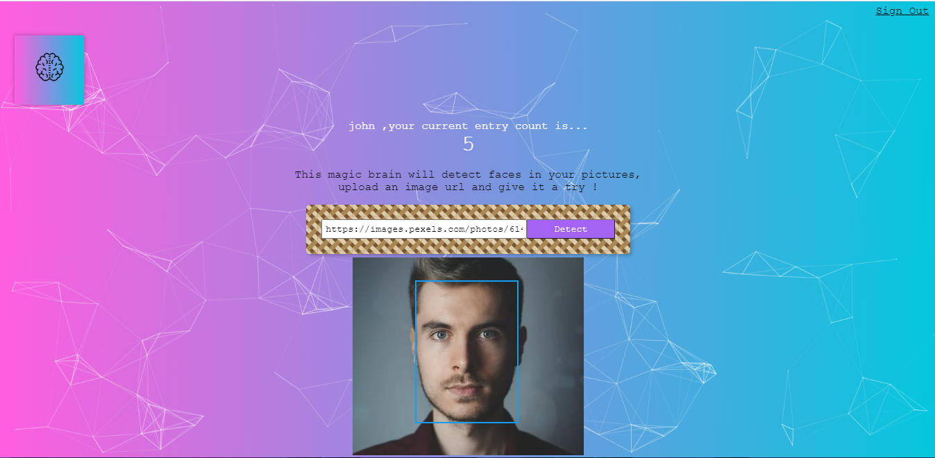 Github Natan7366 Smart Brain Face Detection A Face Detection App Build With React And