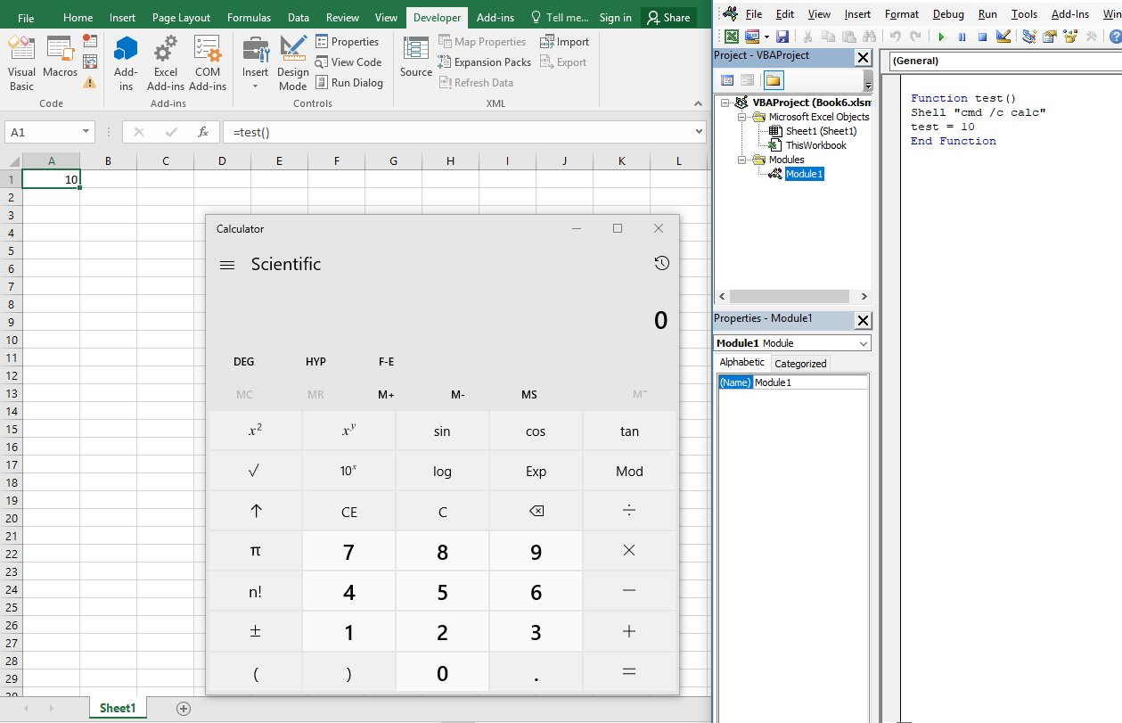 Olevbamraptor Detect Vba Macro Trigger From An Excel Formula · Issue 375 · Decalage2oletools