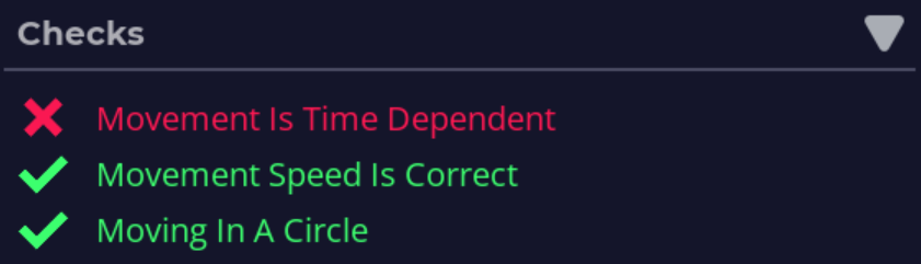 Lesson 11 "Moving in a circle" Rejects Correct Solution · Issue #501 · GDQuest/learn-gdscript ...