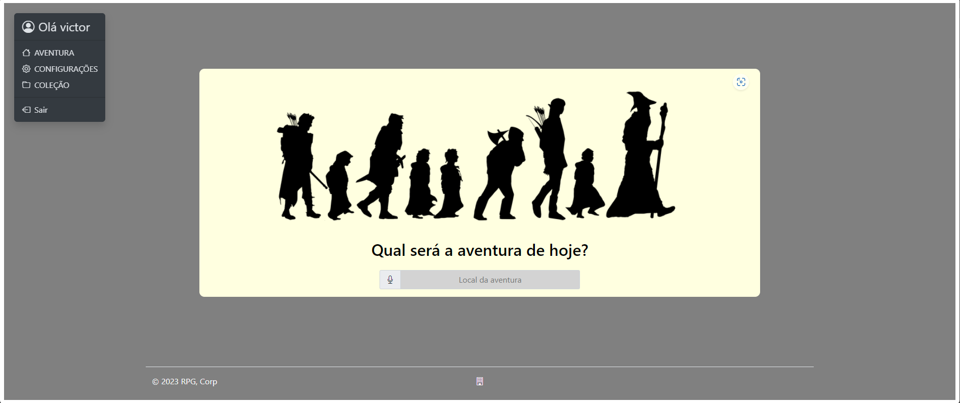 GitHub - V6Cardoso/RPG: Website inspirador para jogos de RPG