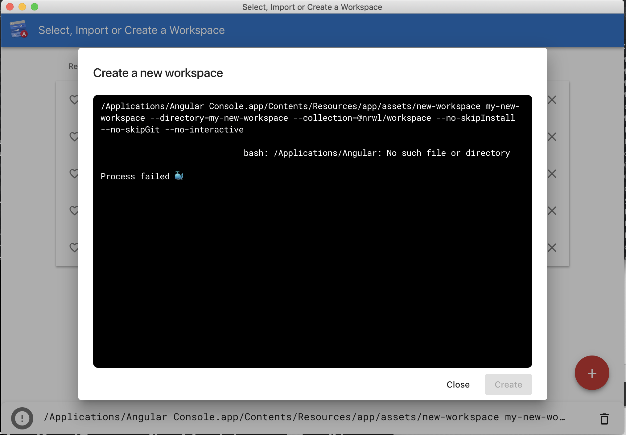 Creating new `Workspace` issue · Issue #824 · nrwl/nx-console · GitHub