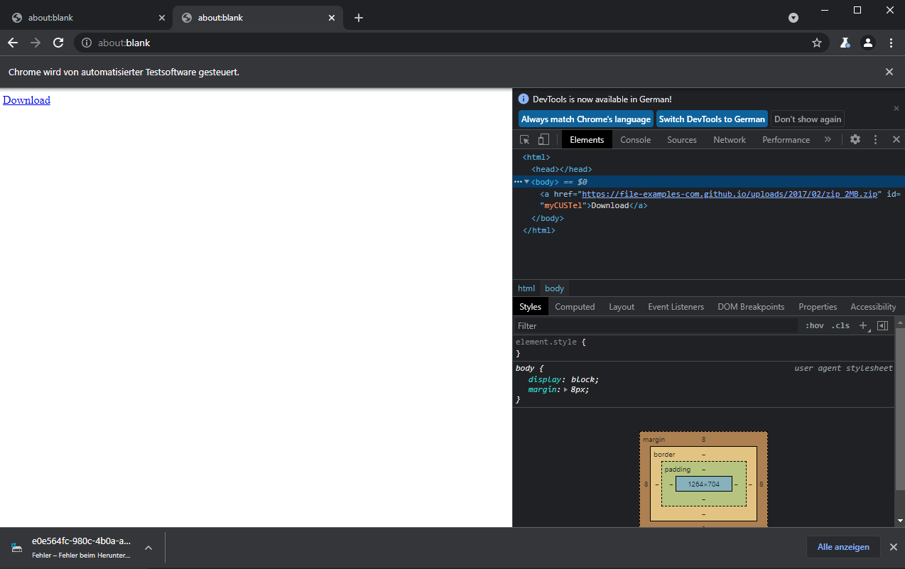 [BUG] Downloading fails if 'downloadsPath' gets set · Issue #9279 · microsoft/playwright · GitHub