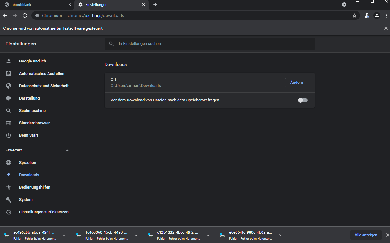 [BUG] Downloading fails if 'downloadsPath' gets set · Issue #9279 · microsoft/playwright · GitHub