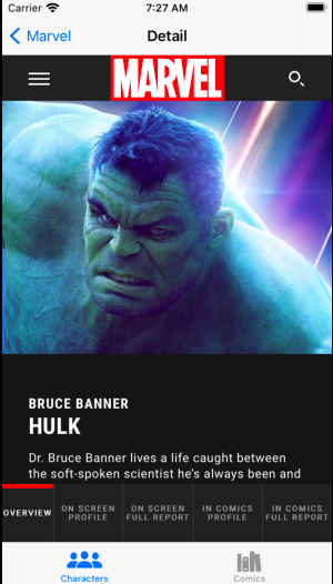 GitHub - lnparreira83/Marvel: App desenvolvido em Swift para consumo de api externa da Marvel ...