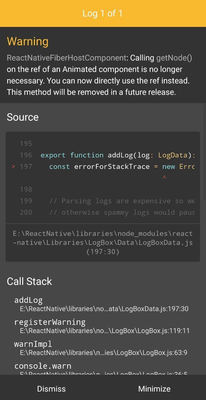 Warning: calling getNode() of the... · Issue #16 · gorhom/react-native-bottom-sheet · GitHub