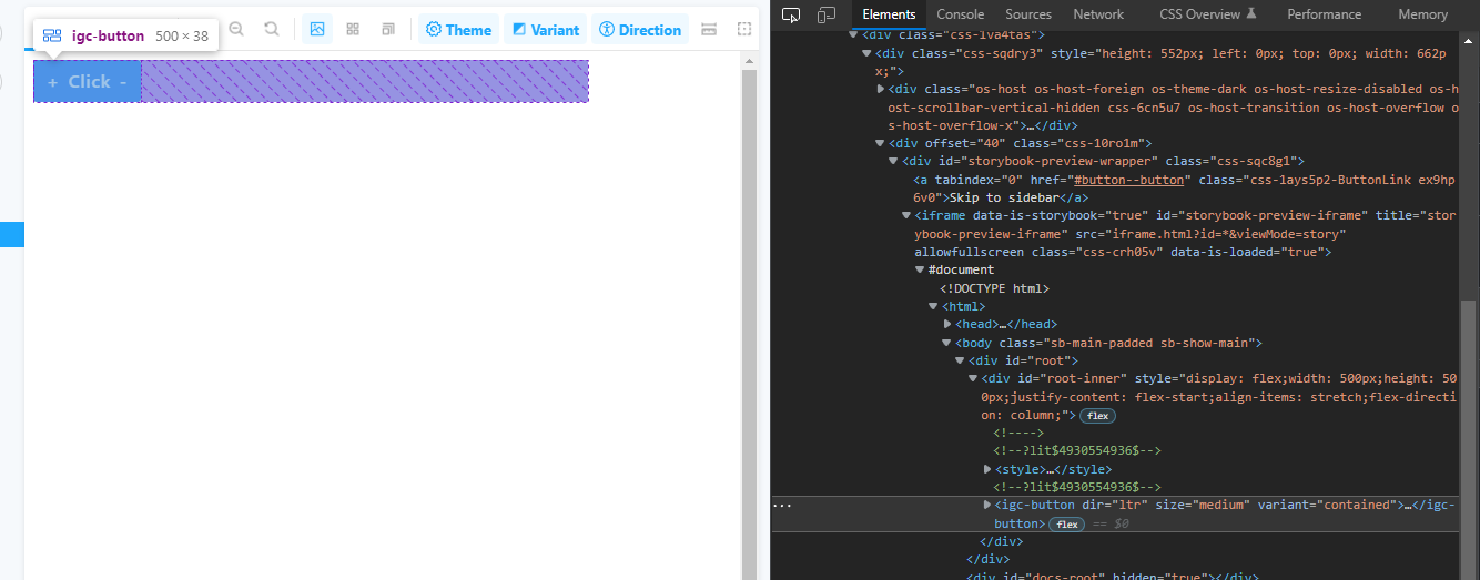 Button put in flex container does not stretch · Issue #406 · IgniteUI/igniteui-webcomponents ...