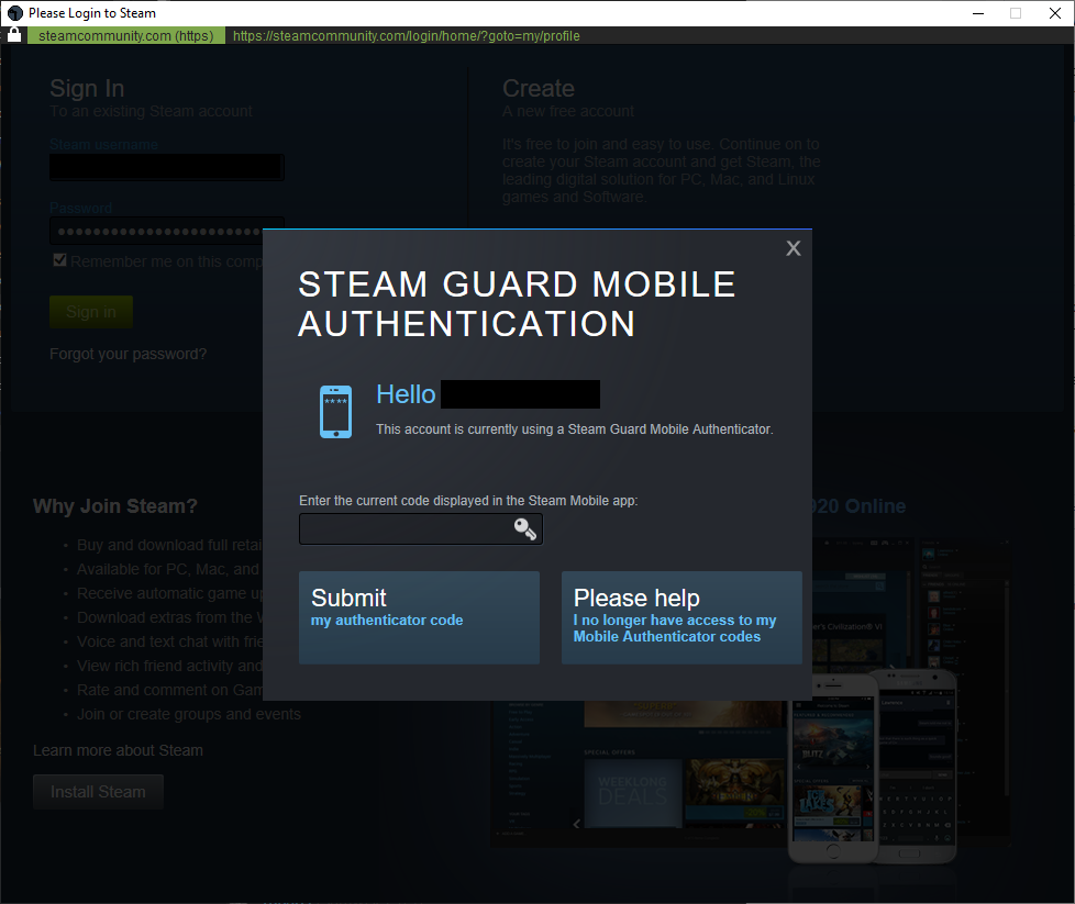 SteamGuard compatibility · Issue #33 · JonasNilson/idle_master_extended ...
