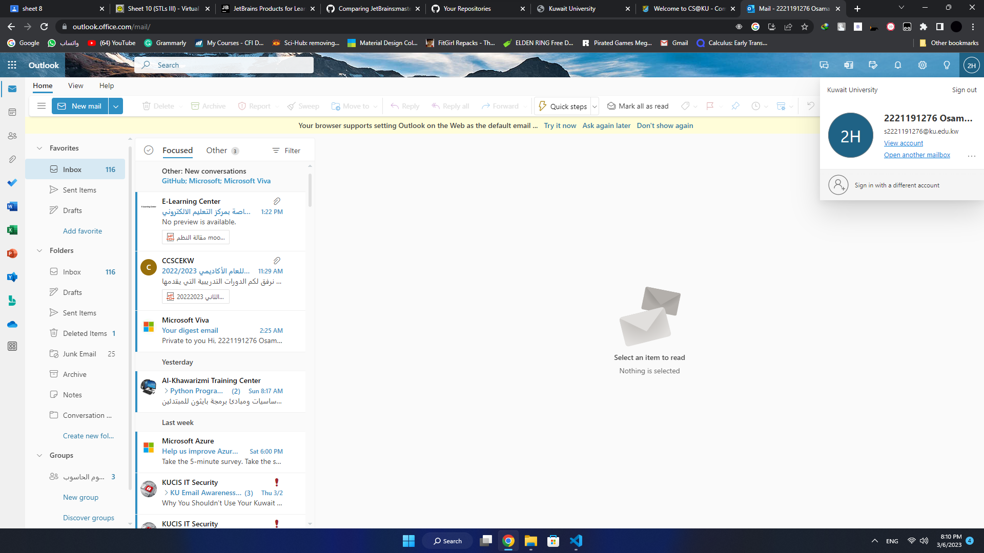 Added Kuwait University domain by kill390 · Pull Request #16823 · JetBrains/swot · GitHub