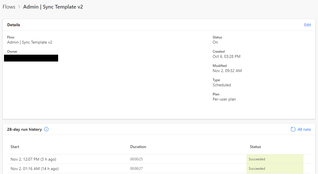 [BUG]: Admin | Sync Template v2 (Apps) and Admin | Sync Template v2 (Flows) start twice and flow ...