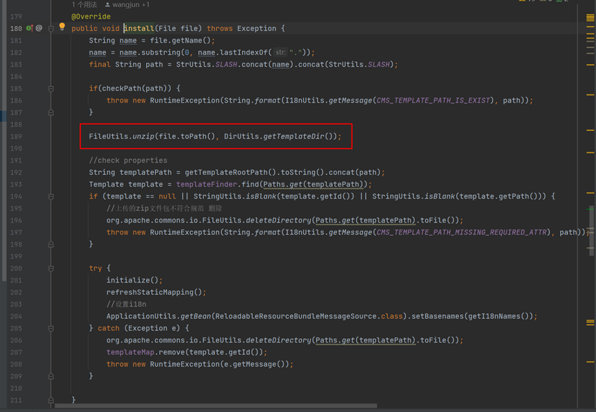 Fastcms system has a zip package directory traversal vulnerability that allows for arbitrary ...